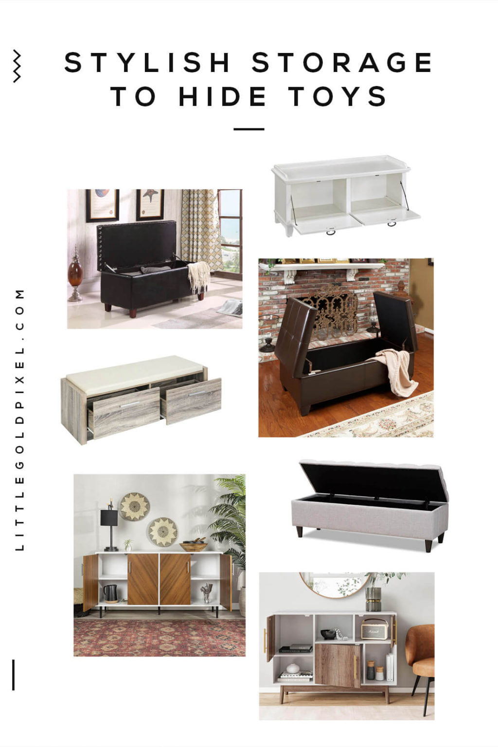 7 Stylish Toy Storage Ideas • Little Gold Pixel
