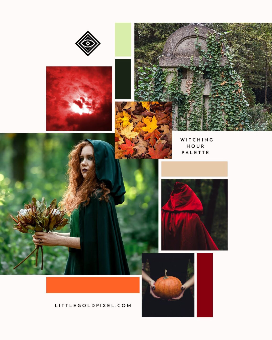 Witchy Color Palette for Fall Magic • Little Gold Pixel