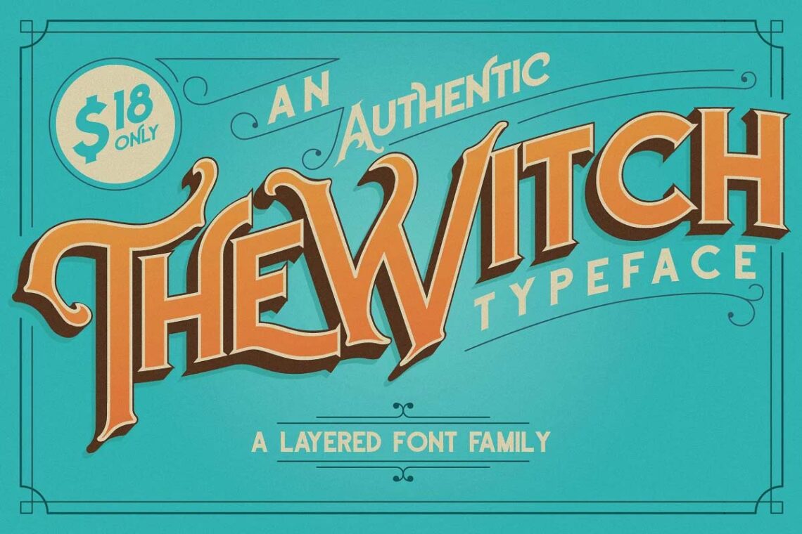 20 Witchy Fonts for Halloween • Little Gold Pixel