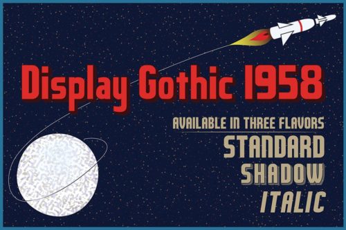 Awesome Mid Century Modern Fonts • Retro Typography • Little Gold Pixel