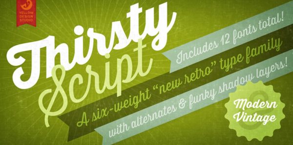 Awesome Mid Century Modern Fonts • Retro Typography • Little Gold Pixel