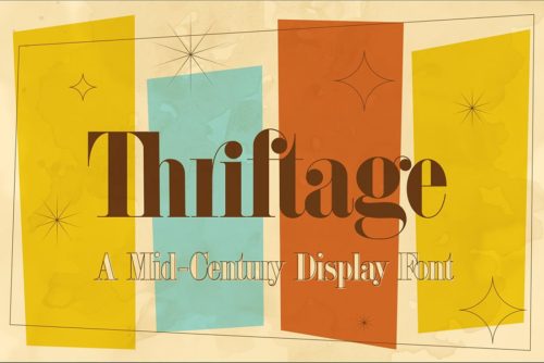 Awesome Mid Century Modern Fonts • Retro Typography • Little Gold Pixel