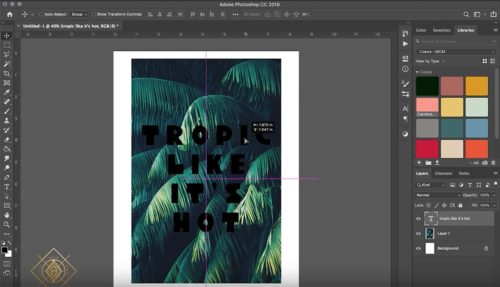 How to Put an Image Inside Text in Photoshop • Little Gold Pixel
