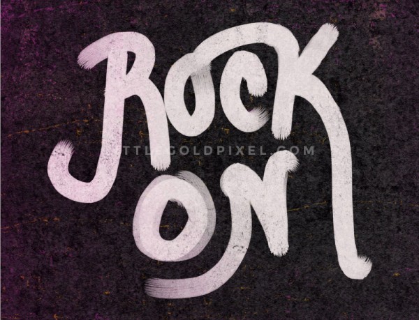 Free Art Printable Rock On • Little Gold Pixel